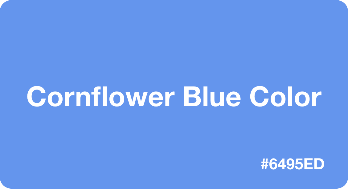 Blue Cornflower Procreate Palette 30 HEX Color Codes Instant Digital